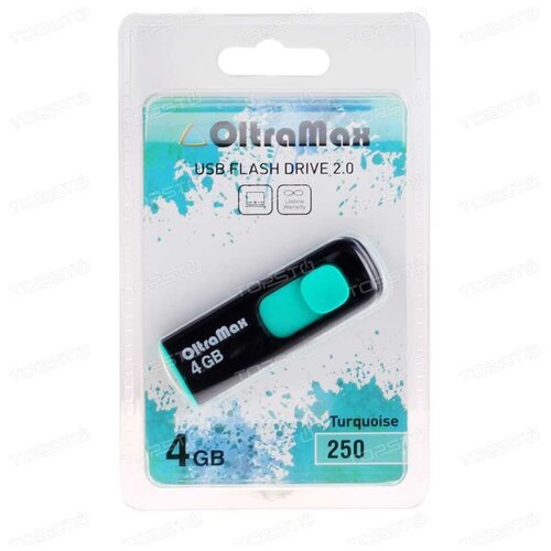 Флеш память OltraMax OM-16GB-250-бирюзовый