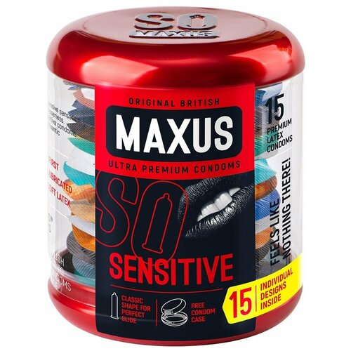 Maxus / Презервативы Maxus Sensitive ультратонкие 15шт 2 уп