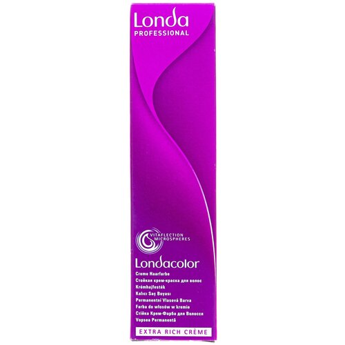 Londa Professional Стойкая крем-краска Londacolor Creme Extra Rich, 4/77 шатен интенсивно-коричневый, 60 мл