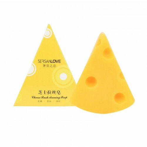 Мыло ручной работы для лица и тела Cheese Rush Cleaning Poap 60 грамм