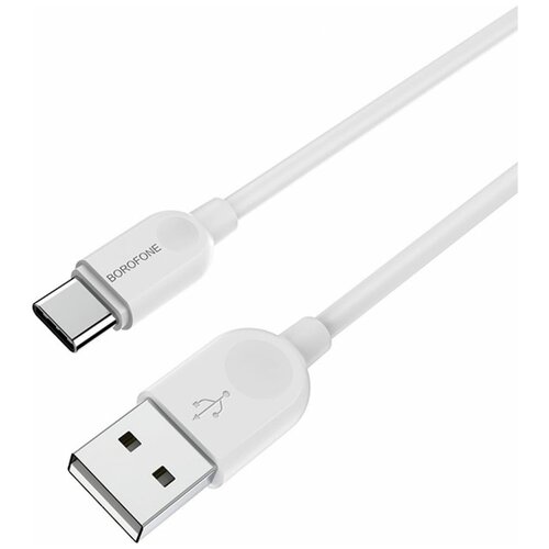 Кабель USB BOROFONE BX14 для Type-C, 3.0А, длина 2 м, белый