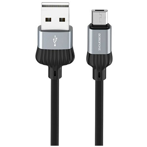 Кабель USB, micro USB, Borofone BX28 Dignity, серый