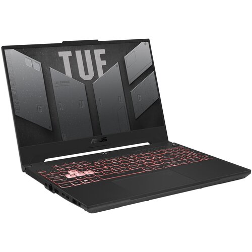 15.6" Ноутбук ASUS TUF Gaming A15 FA507RM-HN110 1920x1080, AMD Ryzen 7 6800H 3.2 ГГц, RAM 16 ГБ, DDR5, SSD 512 ГБ, NVIDIA GeForce RTX 3060, без ОС, 90NR09C1-M006C0, mecha gray