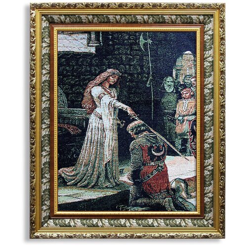 Гобеленовая картина "Посвящение в рыцари" 65х80 см