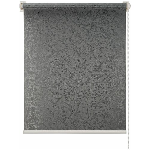 Рулонная штора ПраймДекор, "Фрост", серый, 62Х170