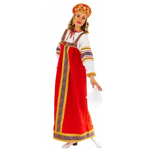 Карнавальный русский народный костюм Княжна (15112) 48-50