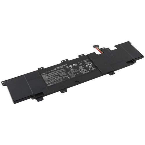 Аккумуляторная батарея (аккумулятор) C31-X402 для ноутбука Asus VivoBook S300CA, S400CA, S500CA 4000mAh, 11.1V