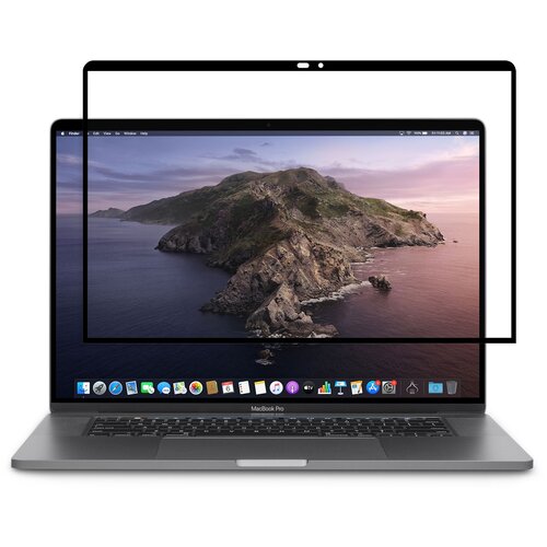 Защитное покрытие Moshi iVisor на экран MacBook Pro 16 (черный)