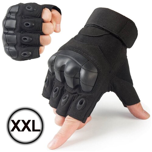 Перчатки , размер XXL, черный