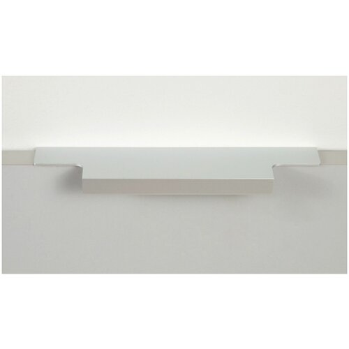 Мебельная ручка торцевая RAY, длина - 146 мм, установочный размер - 128 мм, цвет - Сатиновый хром, RT109SC
