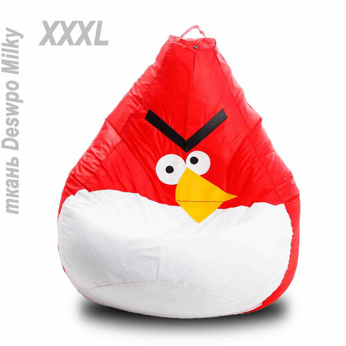 Кресло-мешок большого размера XXXL Angry Birds Red из Deswpo Milky Злые птички птичка Рэд