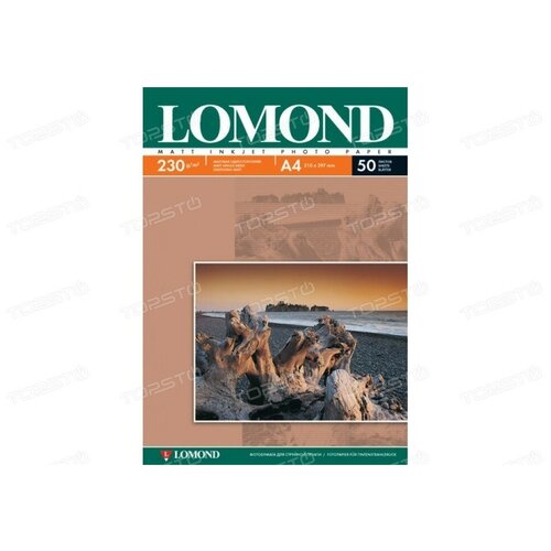 Бумага Lomond A4 Photo Paper 0102016 230 г/м², 50 л, белый