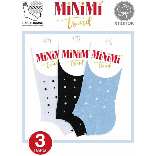 Носки MiNiMi, 3 пары, размер 39-41 (25-27), мультиколор