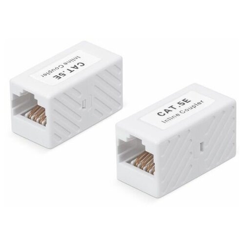 Адаптер проходной Cabeus CA-8p8c-C5e RJ45-RJ45/8p8c, кат 5е, неэкранированный