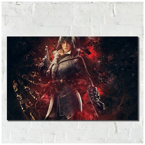 Картина интерьерная на дереве, рисунок игра Assassin's Creed Syndicate - 11400