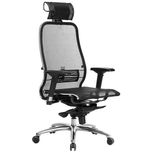 Компьютерное кресло METTA Samurai S-3.04 офисное, обивка: текстиль, цвет: черный