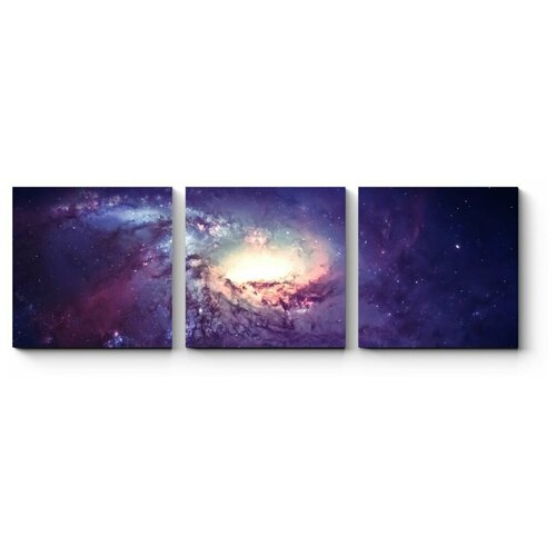 Модульная картина Галактика в космосе200x67