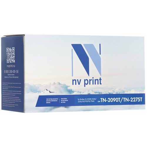 Картридж лазерный NV PRINT (NV-TN2090/TN2275) для BROTHER HL-2132R/2240/2250, ресурс 2500 страниц