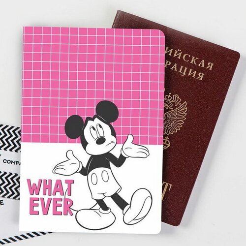 Обложка для паспорта Disney, розовый