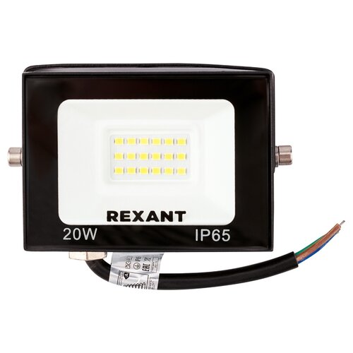 Прожектор светодиодный REXANT 605-029, 20 Вт, свет: дневной белый