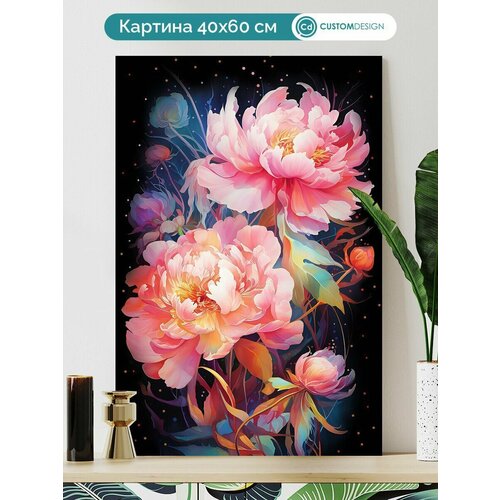 Картина на стену большая Цветы 40х60 см 16/301-0014015-70061