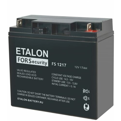 Аккумулятор FS 12В 17Ач (FS 1217) | код.100-12/17S | Etalon battery (6шт. в упак.)
