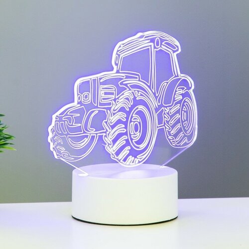 RISALUX Светильник "Трактор" LED белый от сети 9,5х16х17,5 см