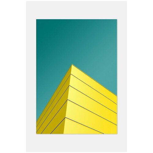 Постер для интерьера Postermarkt, 70х100 см в тубусе, Желтый #42