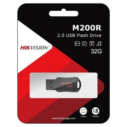 Флешка HikVision 32Gb USB2.0 черный HS-USB-M200R/32G