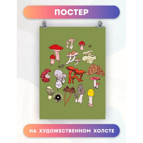Постер на холсте goblincore aesthetic гоблинкор эстетика арт (14) 40х60 см