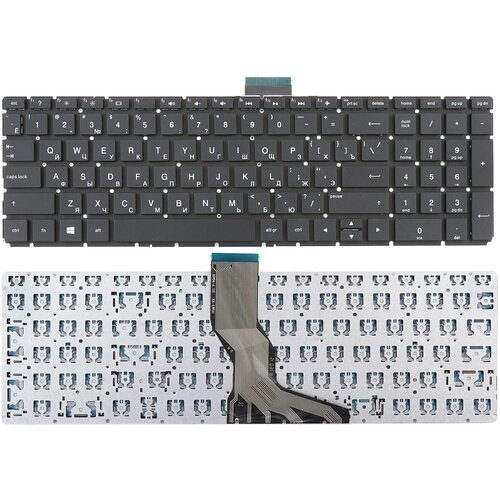 Клавиатура для ноутбука HP Pavilion 15-bs, 250 G6, 255 G6 черная без рамки