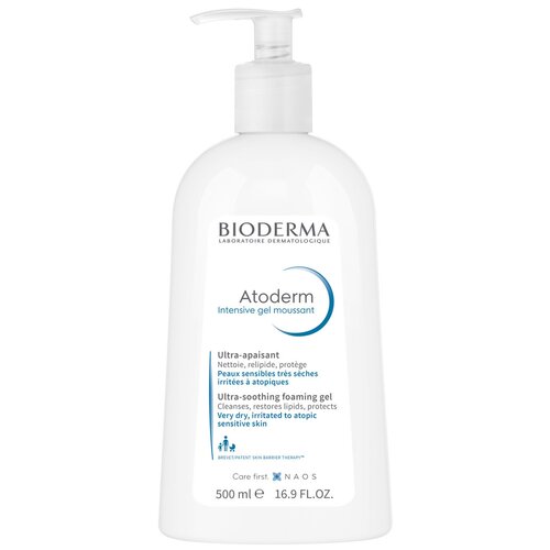 Bioderma гель-мусс для умывания интенсив Atoderm, 500 мл