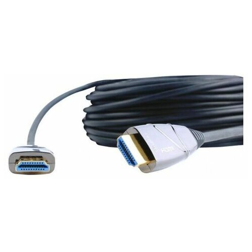 Кабель HDMI(19M)-HDMI(19M) v2.1 4K, 8K, 30м, черный VCOM D3743 (D3743-30M)