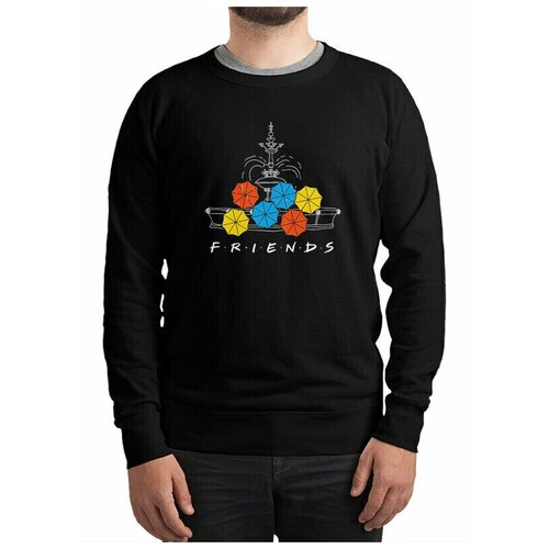 Свитшот DS Apparel, размер M, черный