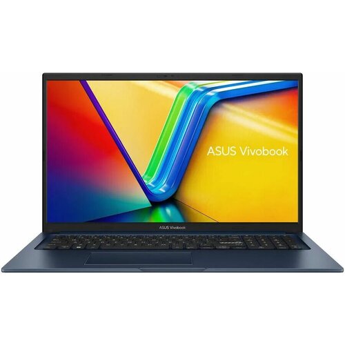 Ноутбук ASUS Vivobook 17X K1703ZA-AU171, 17.3" (1920x1080) IPS/Intel Core i5-12500H/16ГБ DDR4/512ГБ SSD/Iris Xe Graphics/Без ОС, синий (90NB0WN2-M00750)
