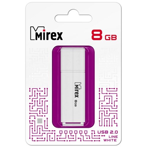 USB-Flash Mirex 8GB Line White