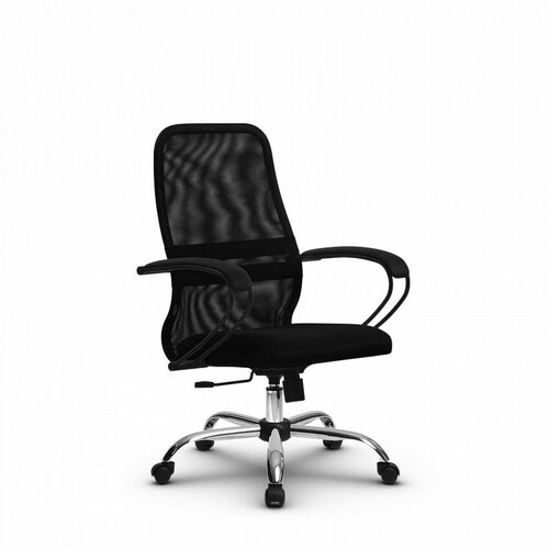 Компьютерное офисное кресло mетта SU-СК130-8, СН, Черное
