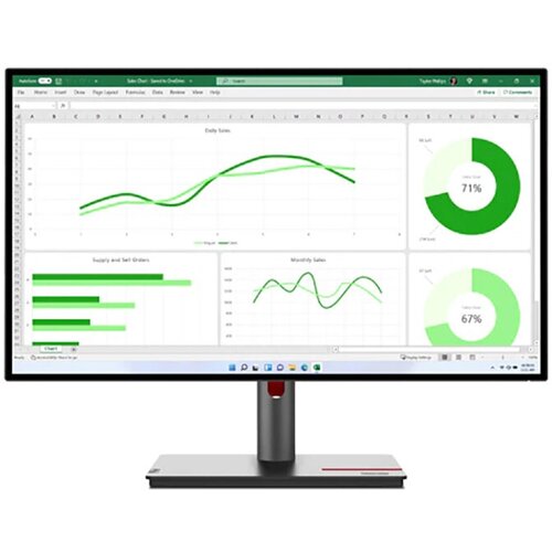 Монитор Lenovo ThinkVision P27q-30 27" Black