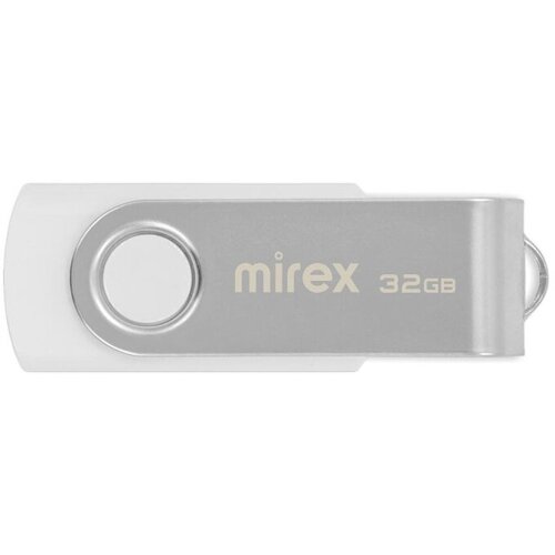 Флеш-память Mirex USB SWIVEL WHITE 32Gb (13600-FMUSWT32 )