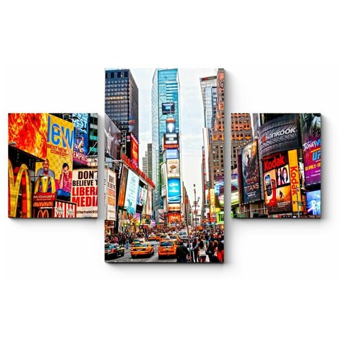 Модульная картина Таймс-Сквер, Нью-Йорк 150x98