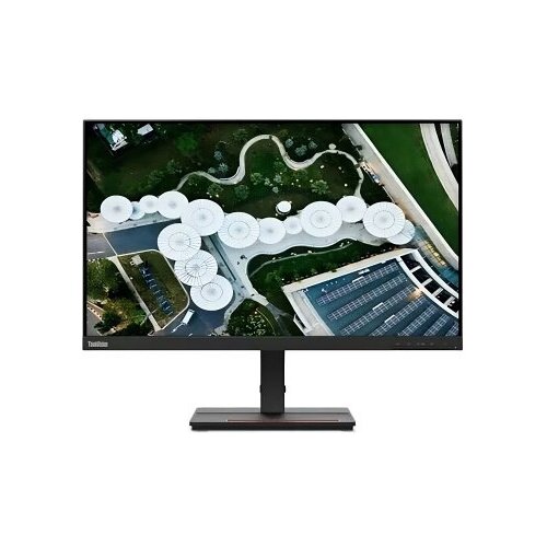 Монитор Lenovo 23.8" ThinkVision TE24-20 черный IPS LED 4ms 16:9 DVI матовая 250cd 178гр/178гр 1920x1080 60Hz VGA FHD 4.88кг