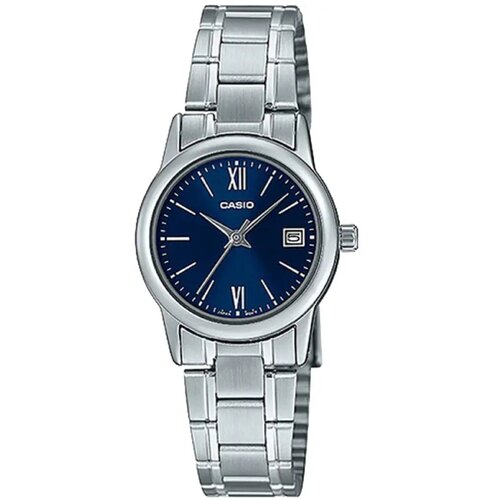 Наручные часы CASIO Collection Collection LTP-V002D-2B3, синий, серебряный