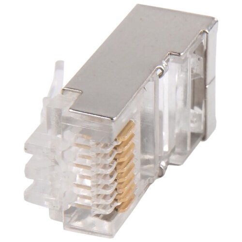 Коннектор ITK Generica (CS3-1C5EF-G) FTP кат.5e RJ45 прозрачный (упак:1шт)