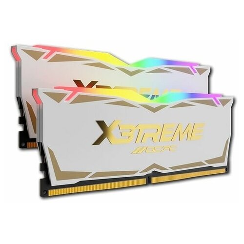 Модуль памяти DDR 4 DIMM 16Gb (8Gbx2), 3600Mhz, OCPC X3 RGB MMX3A2K16GD436C18WL, RGB, CL18, WHITE LABEL