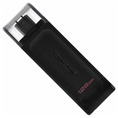 Флеш Диск Kingston 128Gb DataTraveler 70 Type-C DT70/128GB USB3.2 черный