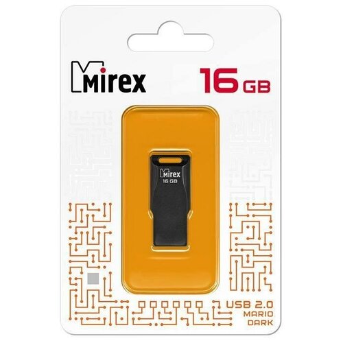 USB флэш-накопитель 16 ГБ Mirex MARIO DARK 16GB (ecopack)