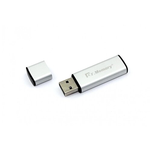 Флешка USB Dr. Memory 009 8GB, USB 2.0, серебристый