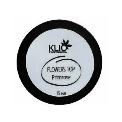 KLIO Professional Верхнее покрытие Flowers Top, primrose, 15 мл