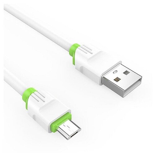 LDNIO LD_B4507 LS34/ USB кабель Lightning/ 1m/ 2.4A/ медь: 86 жил/ White