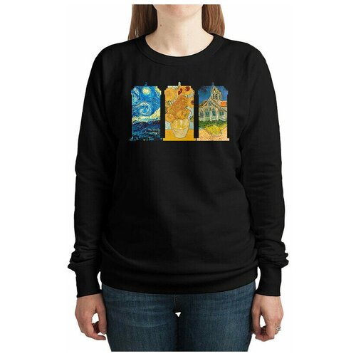 Свитшот DS Apparel, размер 50, черный